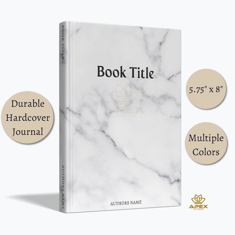 Marble Notebook - Etsy