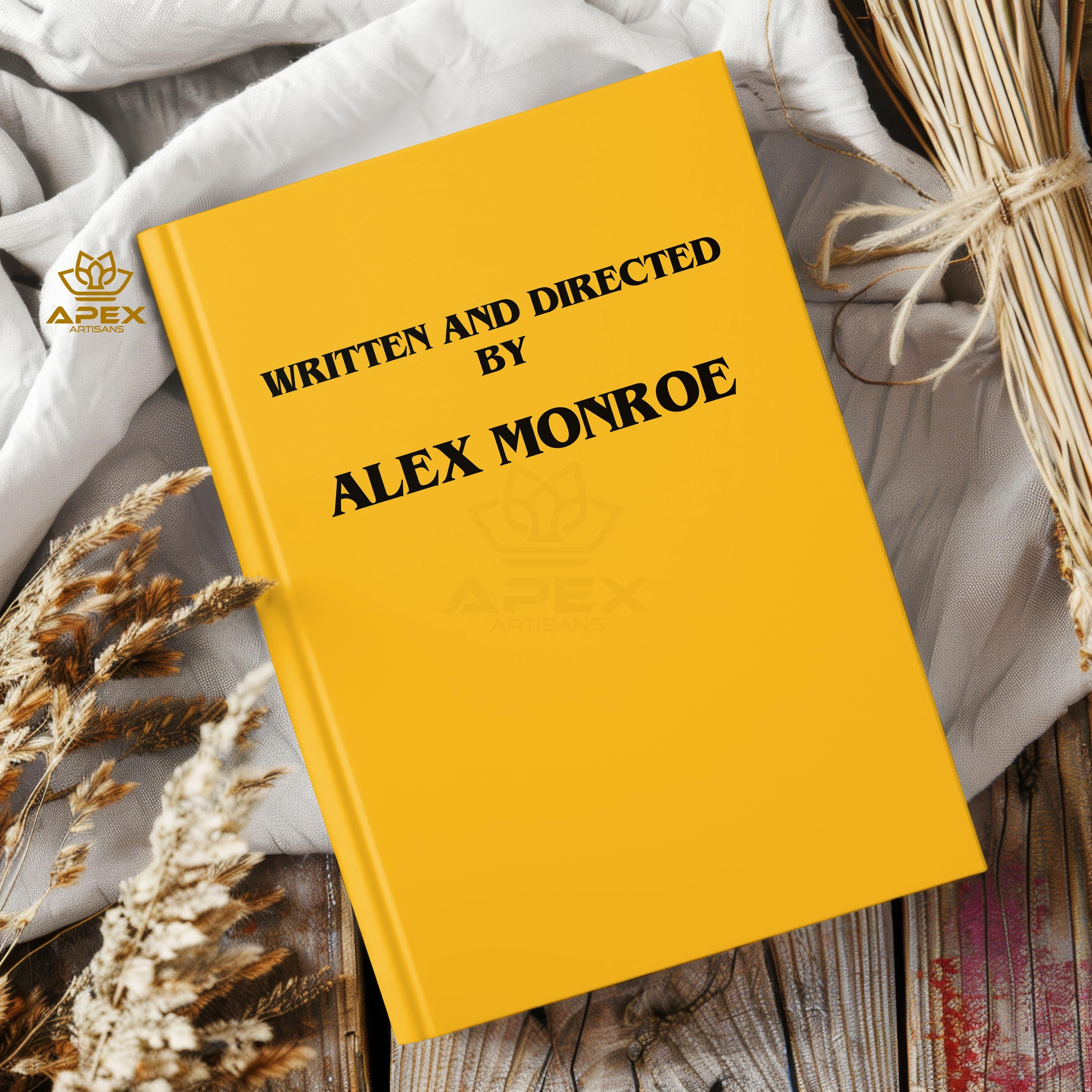 Written and Directed by Journal – Custom Filmmaker Gift, Screenwriter ...