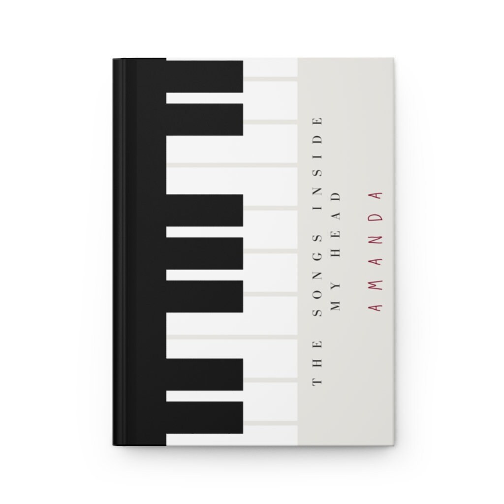 Custom Piano Notebook Piano Teacher Gift Personalized Song - Etsy