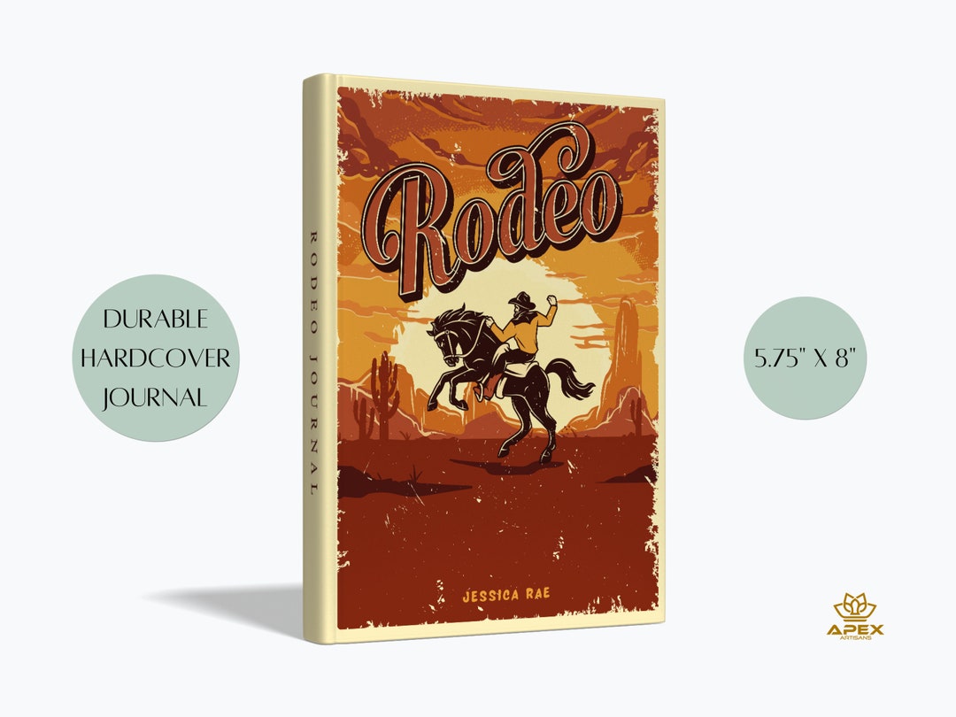 Retro Rodeo Journal Custom Cowboy Gift Personalized Western - Etsy