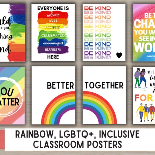 Social Justice PRIDE Inclusive Kindness LGTBQ Diversity - Etsy
