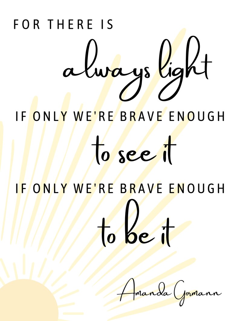 Always Light -- Classroom Poster Digital Download - Etsy