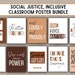 Social Justice, Inclusive, Diversity, Equity Poster Bundle -- Skin Tone ...