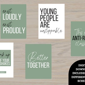 Social Justice, Inclusive, Diversity, Equity Poster Bundle ...