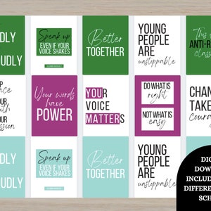 Social Justice, Inclusive, Diversity, Equity Poster Bundle ...