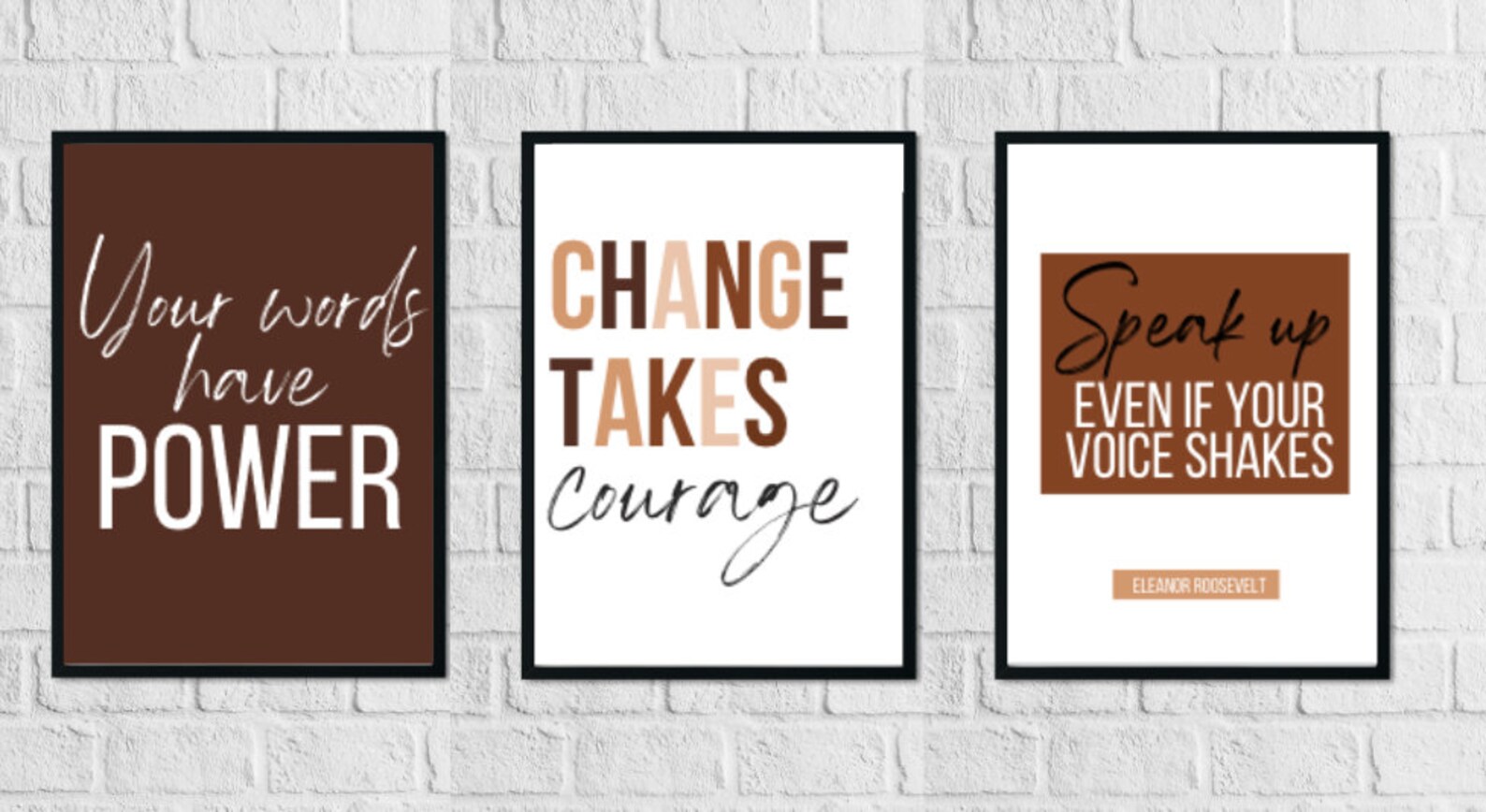 Social Justice, Inclusive, Diversity, Equity Poster Bundle -- Skin Tone ...