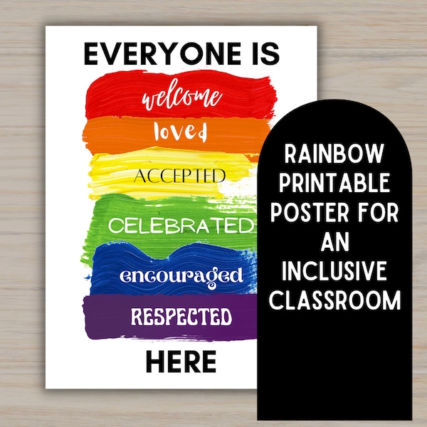 Everyone is Welcome - Etsy