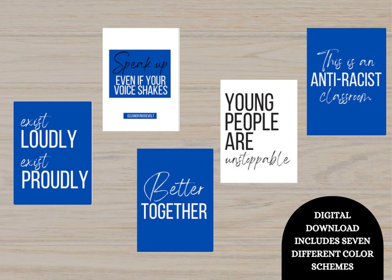 Social Justice, Inclusive, Diversity, Equity Poster Bundle ...