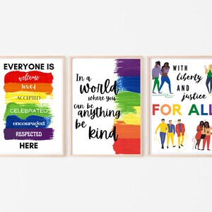 Social Justice PRIDE Inclusive Kindness LGTBQ Diversity - Etsy