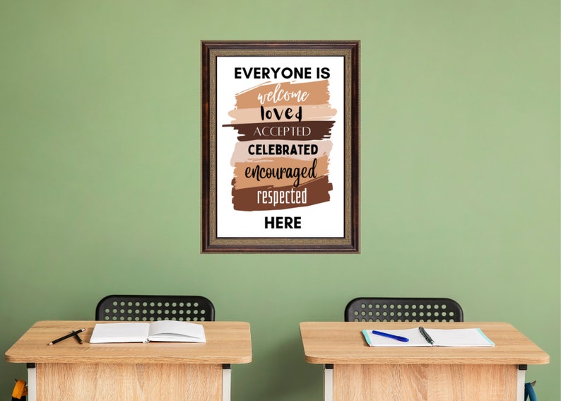 Everyone is Welcome Here (skin Tones)-- Diversity, Inclusion, Equity ...