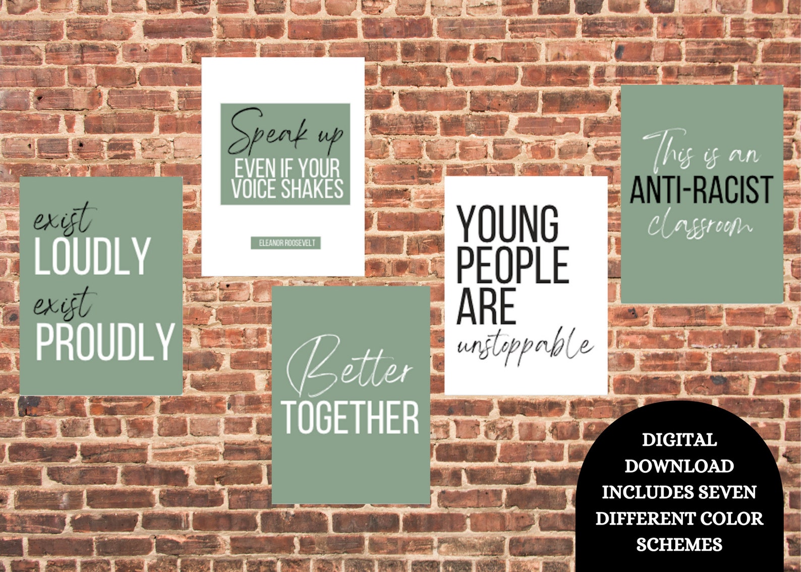 Social Justice Inclusive Diversity Equity Poster Bundle - Etsy