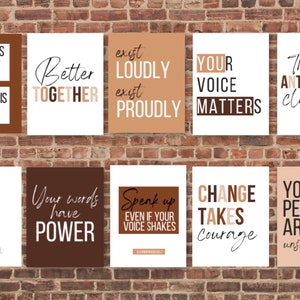 Social Justice Inclusive Diversity Equity Poster Bundle | Etsy
