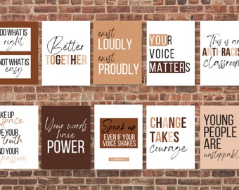 Social Justice Inclusive Diversity Equity Poster Bundle | Etsy
