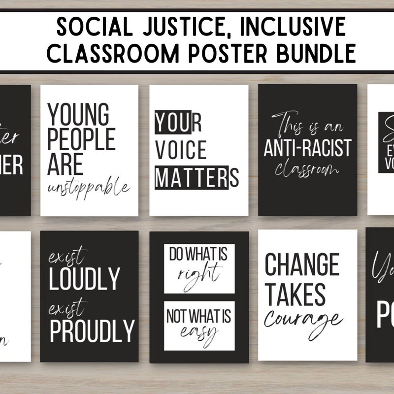 Social Justice Poster - Etsy
