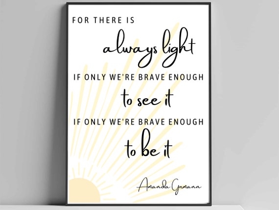 Always Light Classroom Poster Digital Download | Etsy
