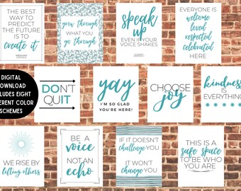 Social Justice Inclusive Diversity Equity Poster Bundle | Etsy