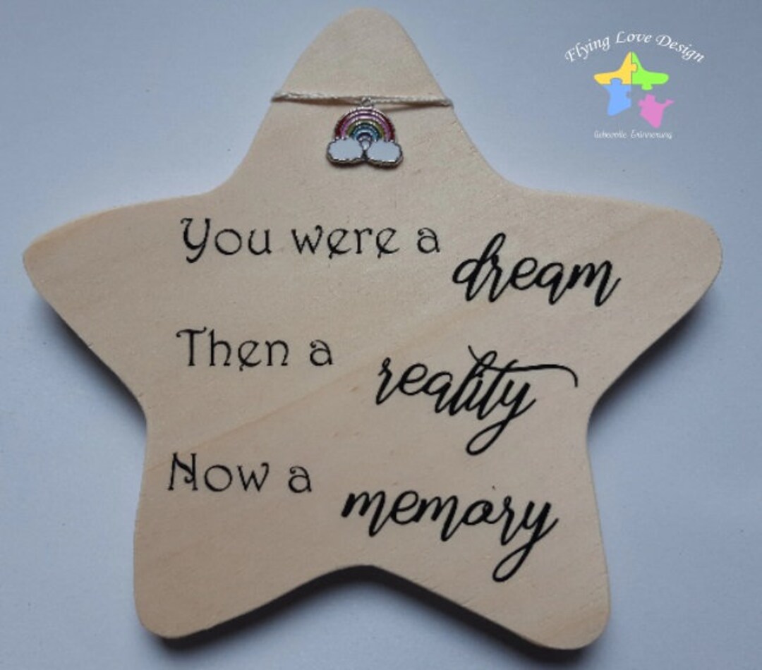 Memory of a Star Child, Gift for Star Parents, Individually Designed ...