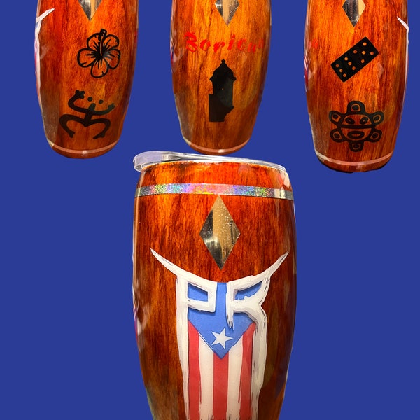 Puerto Rican Conga Tumbler - Etsy