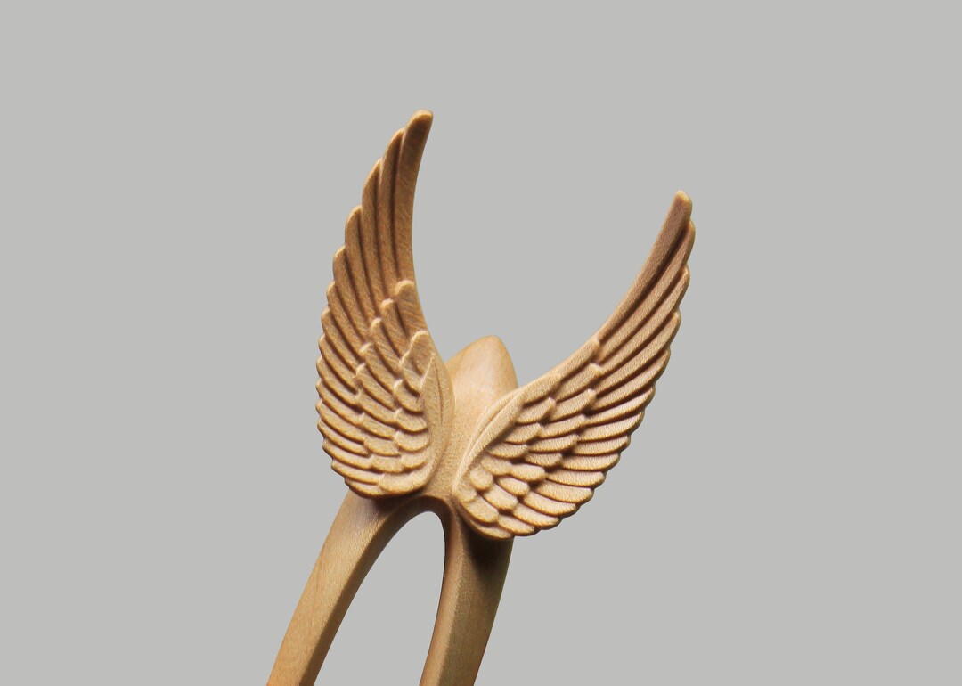 Angel Wings Hair Pin, Pair of Wings Hair Stick, Guardian Angel Hair ...