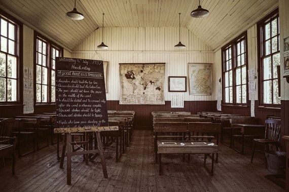 Old Classroom Scottish Highland Museum Scotland | Etsy
