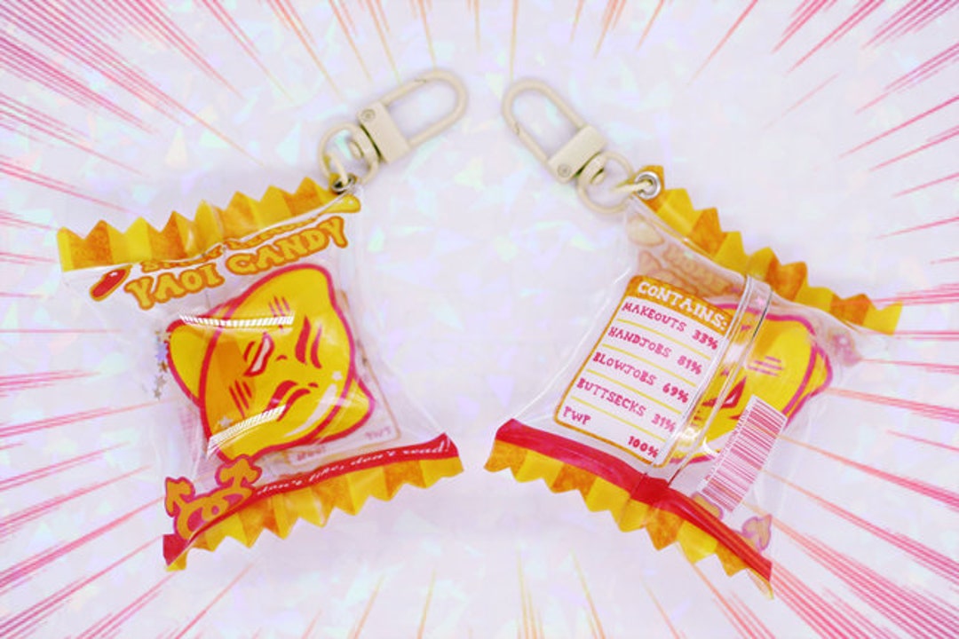 Spicy Lemon Yaoi Candy Keychain - Etsy