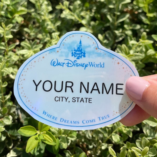 Disneyworld Cast Member Name Tag - Etsy