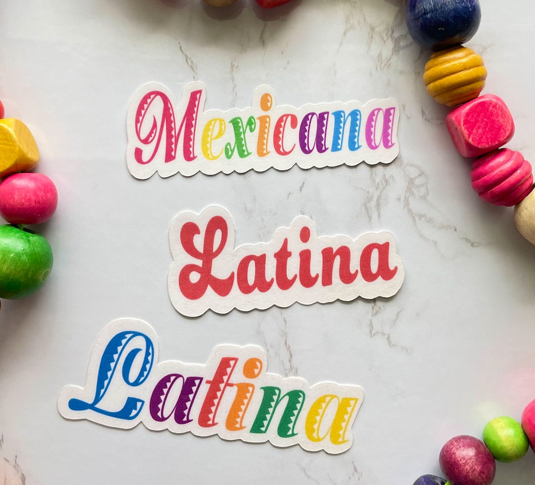 Latina Stickers Mexicana Stickers Latinx Stickers Spanish Stickers ...