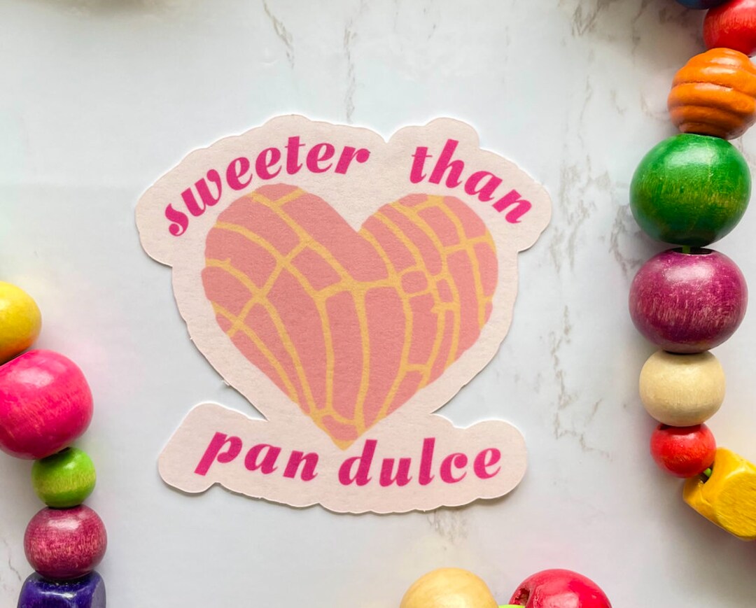 Sweeter Than Pan Dulce Sticker Concha Sticker spanish - Etsy
