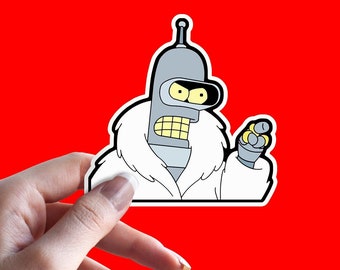 Bender Futurama Sticker - Etsy