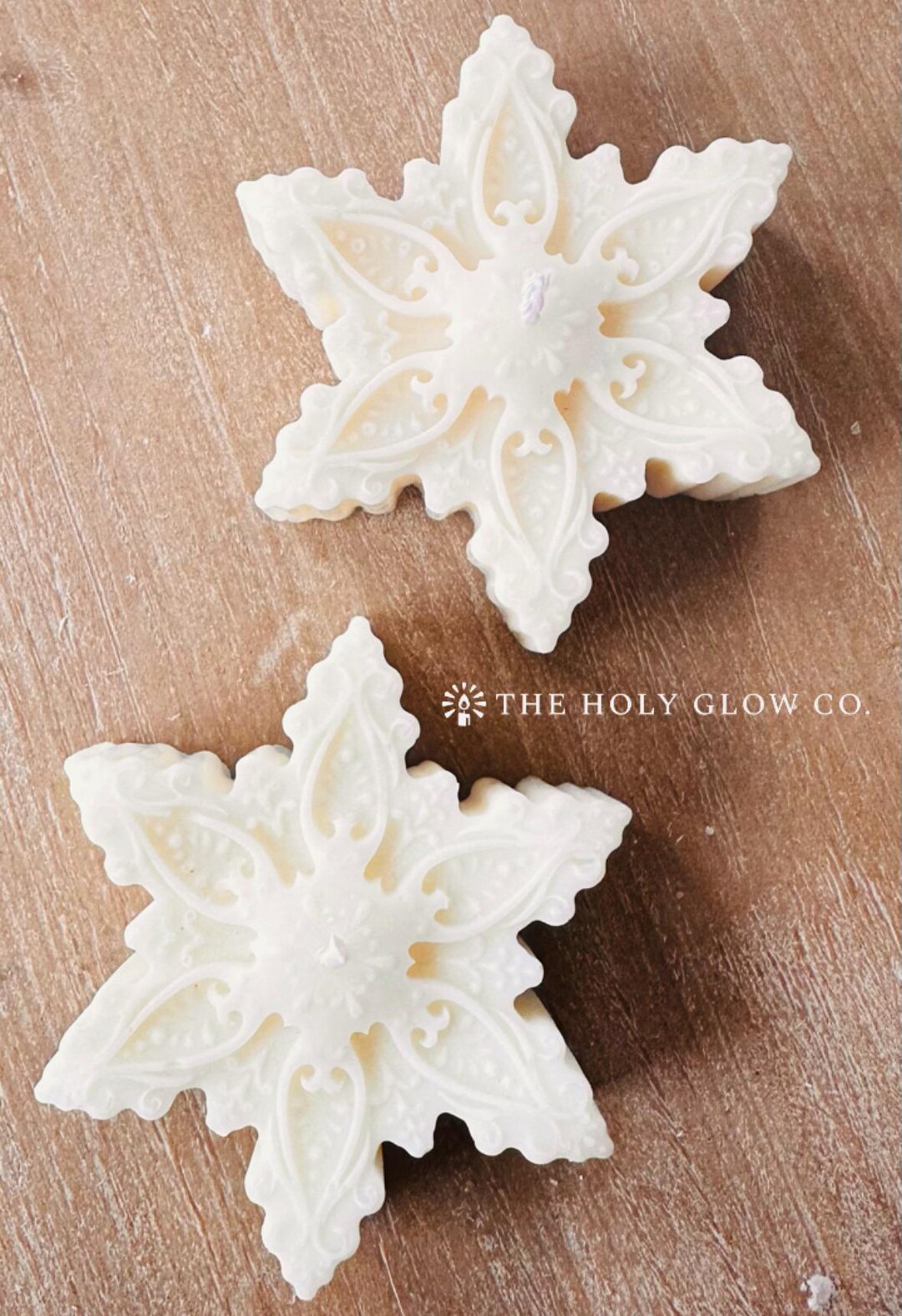 Snow Flurry Decorative Candle - Etsy