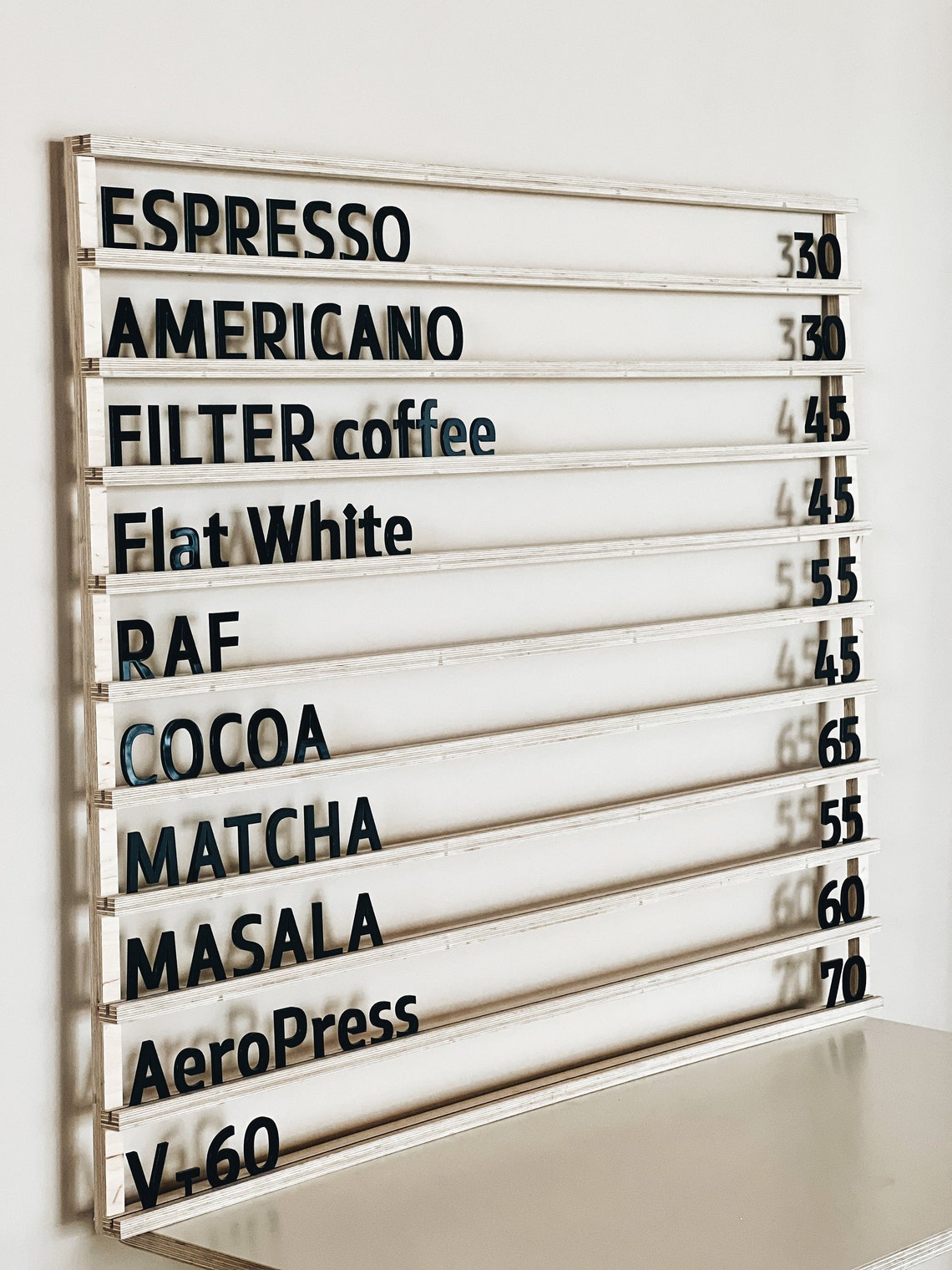 Restaurant Menu Board for Your Coffee House. Restaurant or Cafe Wall ...