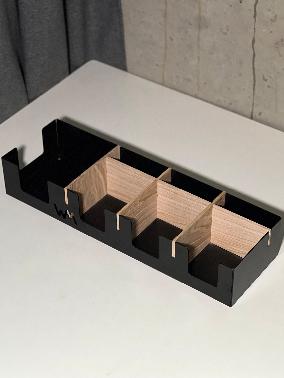 Bar Organizer Wood and Metal Bar Holder Custom Bar Kitchen Storage - Etsy