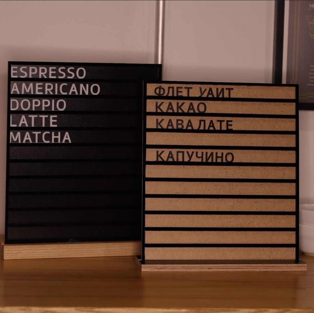 Table Stand Menu Holder, Wooden Sign Holder Menu Covers, Restaurant ...