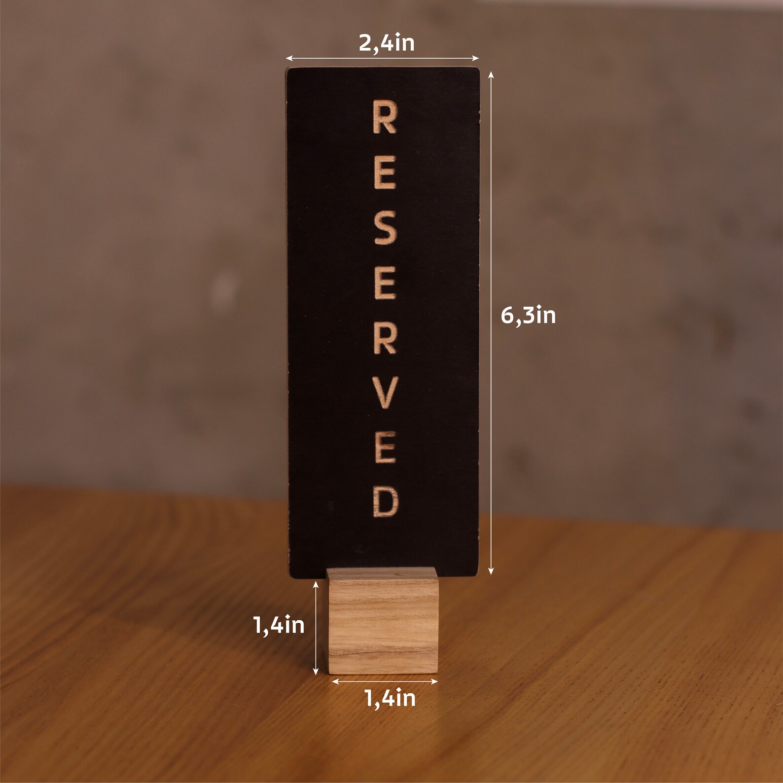 Restaurant Reserved Table Signs Cafe Table Card Holders - Etsy