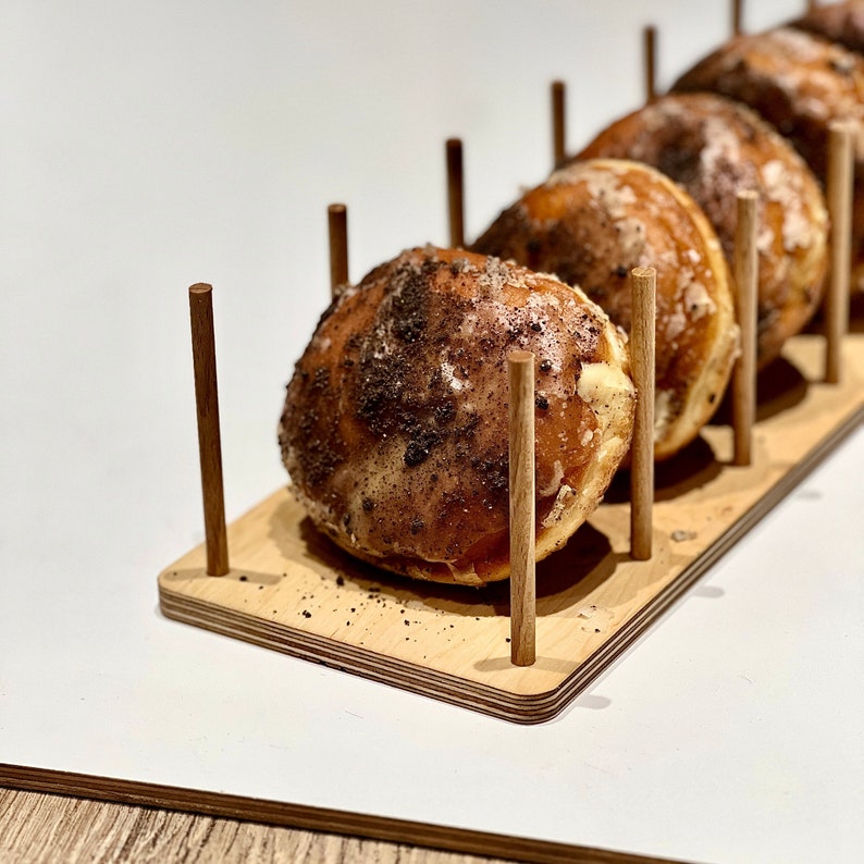 Wooden Doughnut Holder, Donut Stand, Doughnut Party, Donut Stand, Bagel ...
