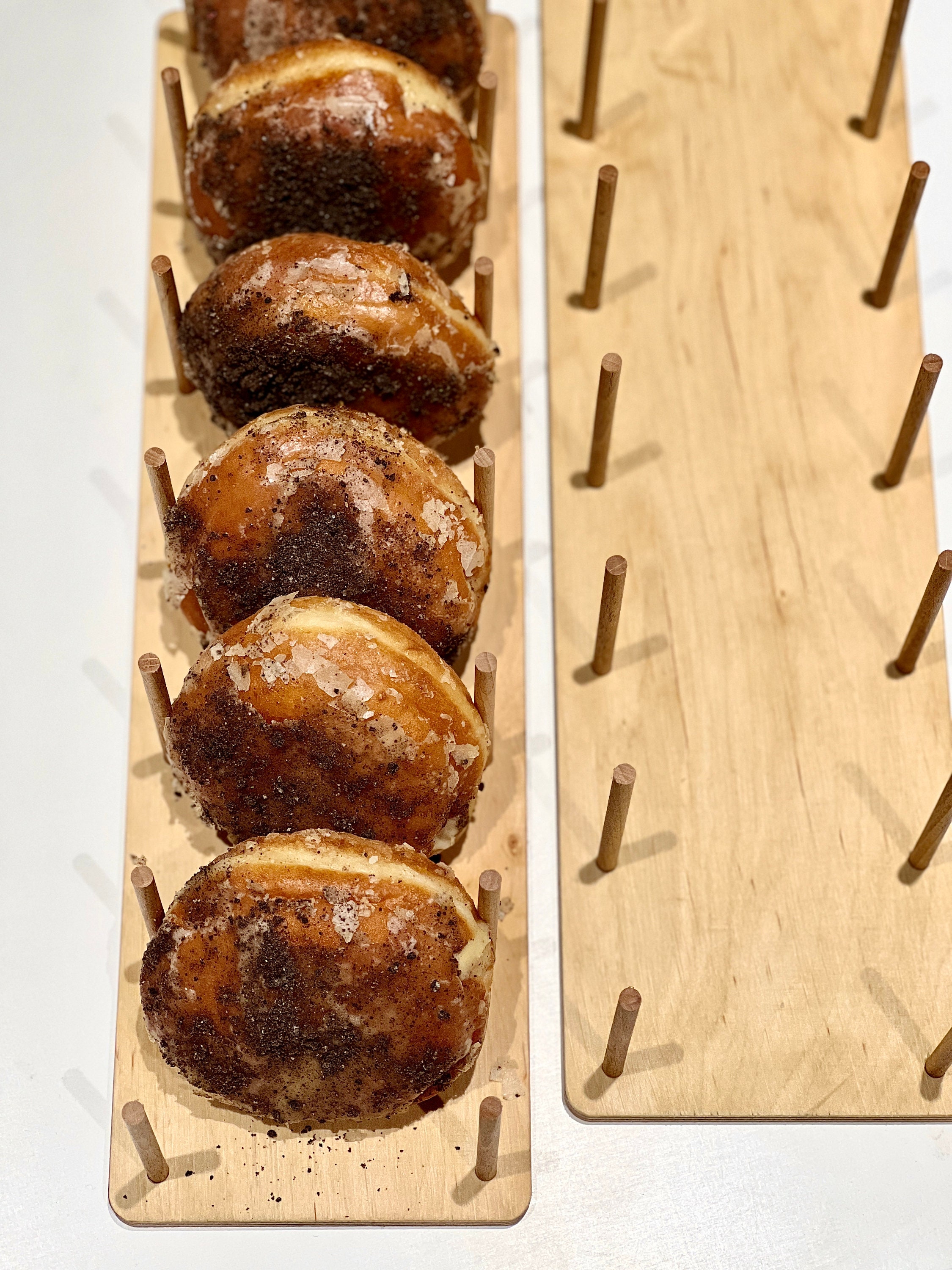 Wooden Doughnut Holder, Donut Stand, Doughnut Party, Donut Stand, Bagel ...