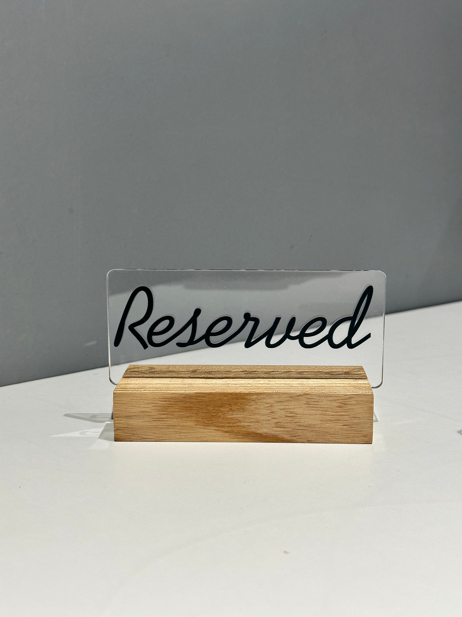 Restaurant Reserved Table Signs, Cafe Table Card Holders, Reserved ...