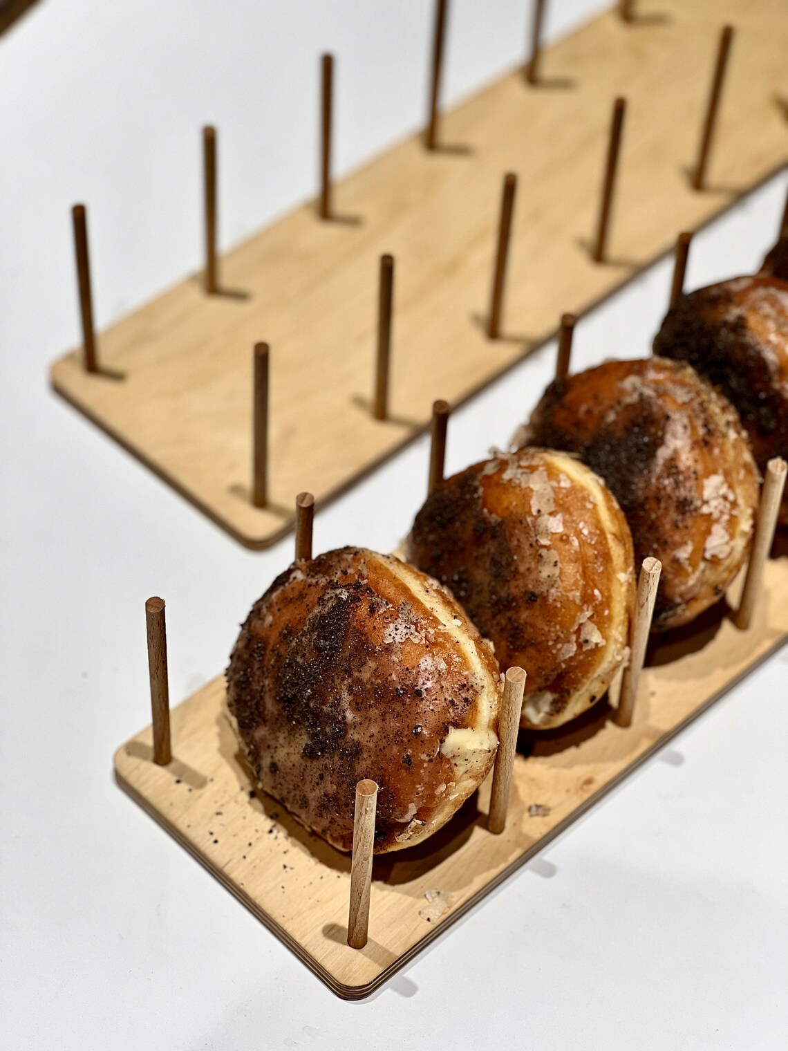 Wooden Doughnut Holder, Donut Stand, Doughnut Party, Donut Stand, Bagel ...
