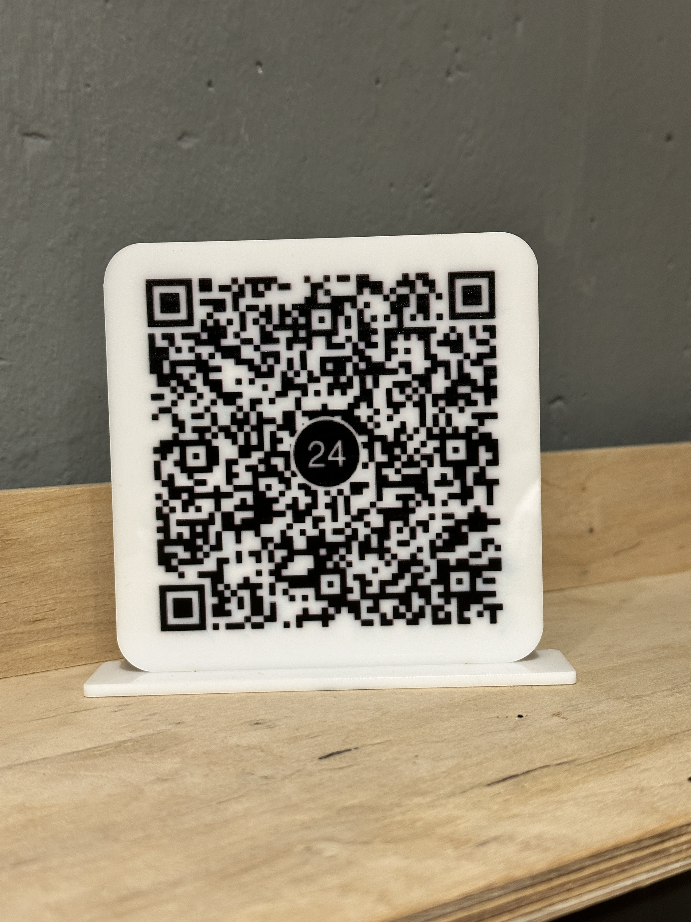 QR Code Menu, QR Code Menu Sign, Qr Code Sign, Coffee Bar Decor, Custom ...