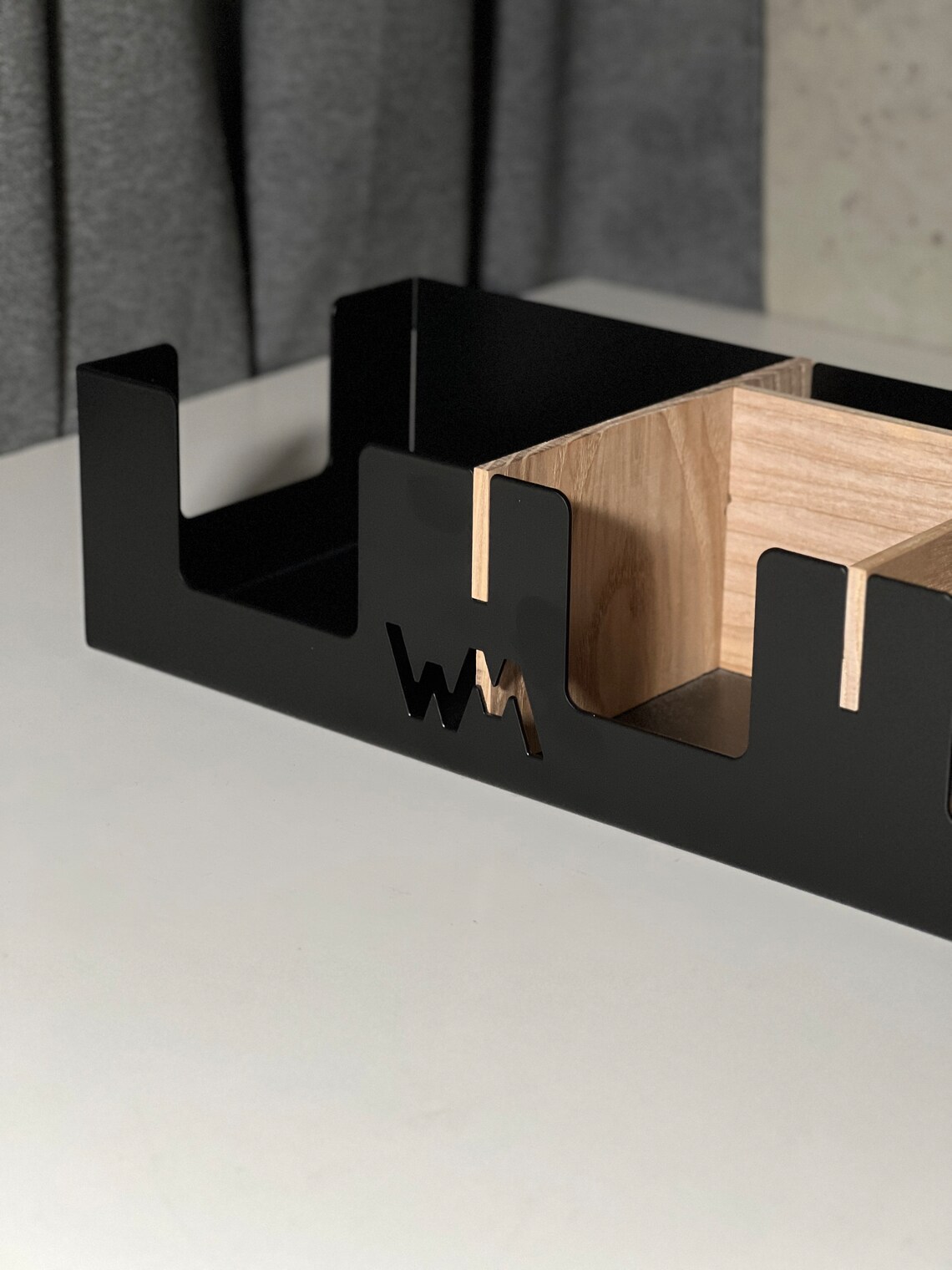 Bar Organizer Wood and Metal Bar Holder Custom Bar Kitchen Storage - Etsy