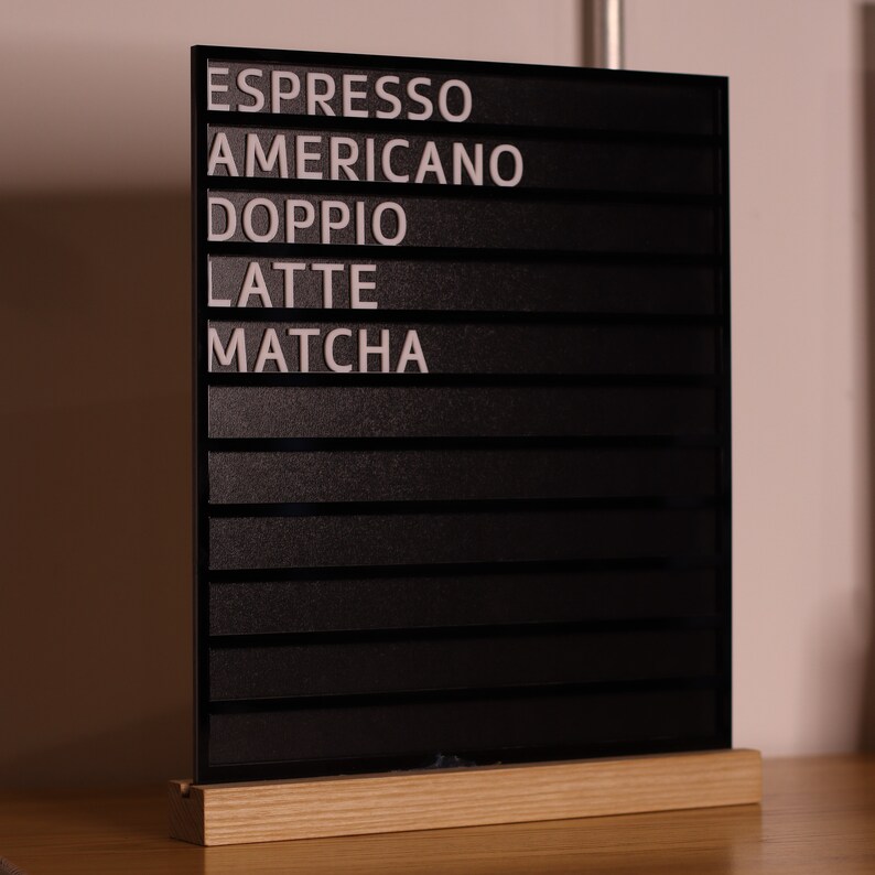 Table Stand Menu Holder, Wooden Sign Holder Menu Covers, Restaurant ...