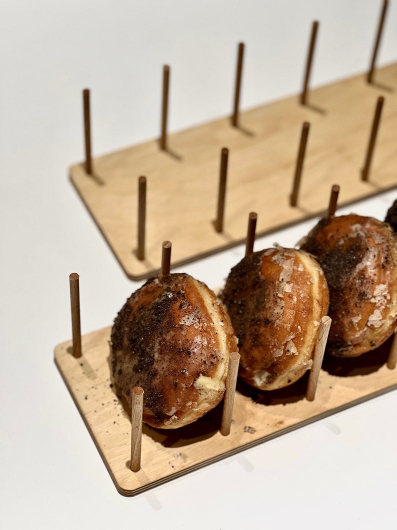 Wooden Doughnut Holder, Donut Stand, Doughnut Party, Donut Stand, Bagel ...