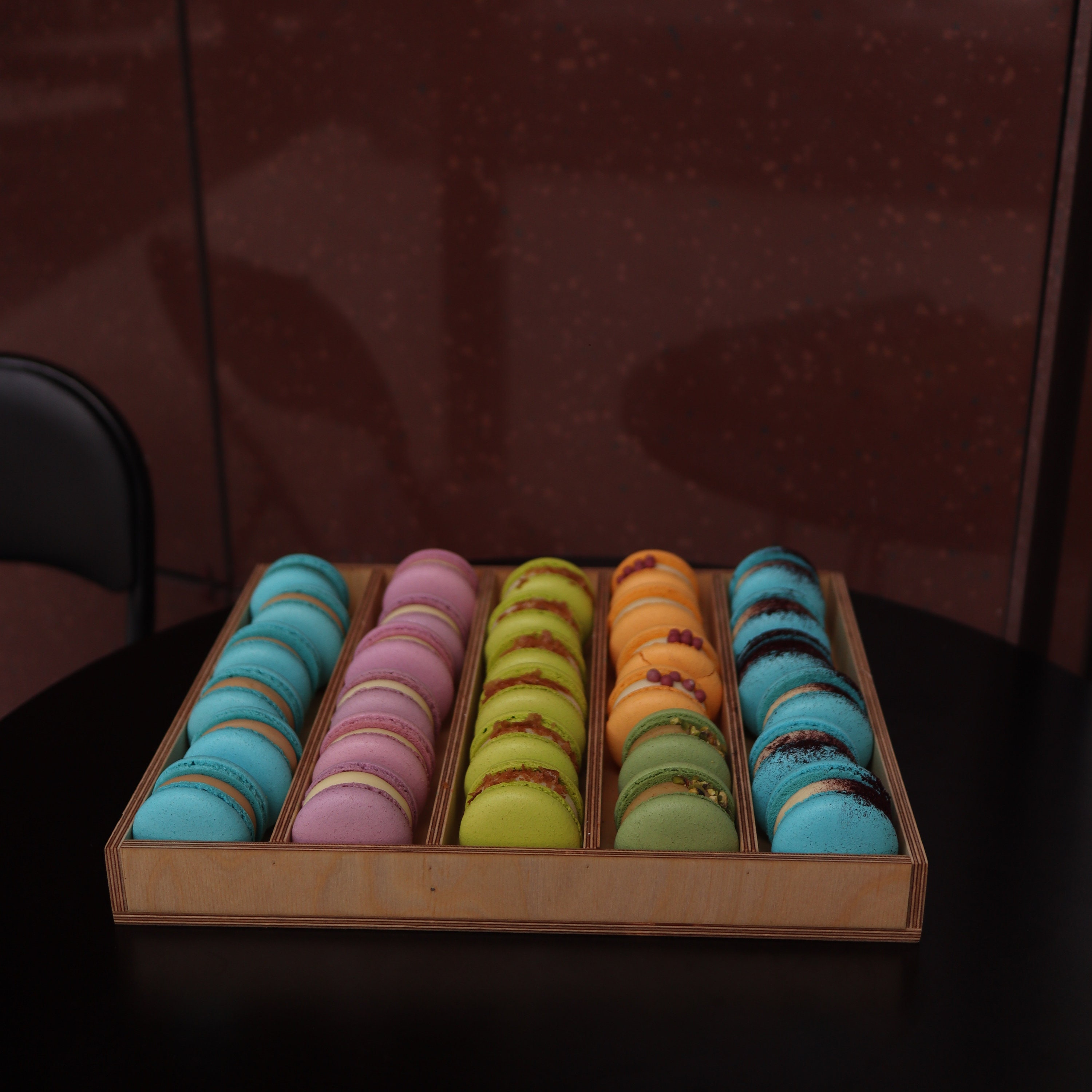 Big Wood Macaron Display Stand, Dessert Table Stand Marshmallow Display ...