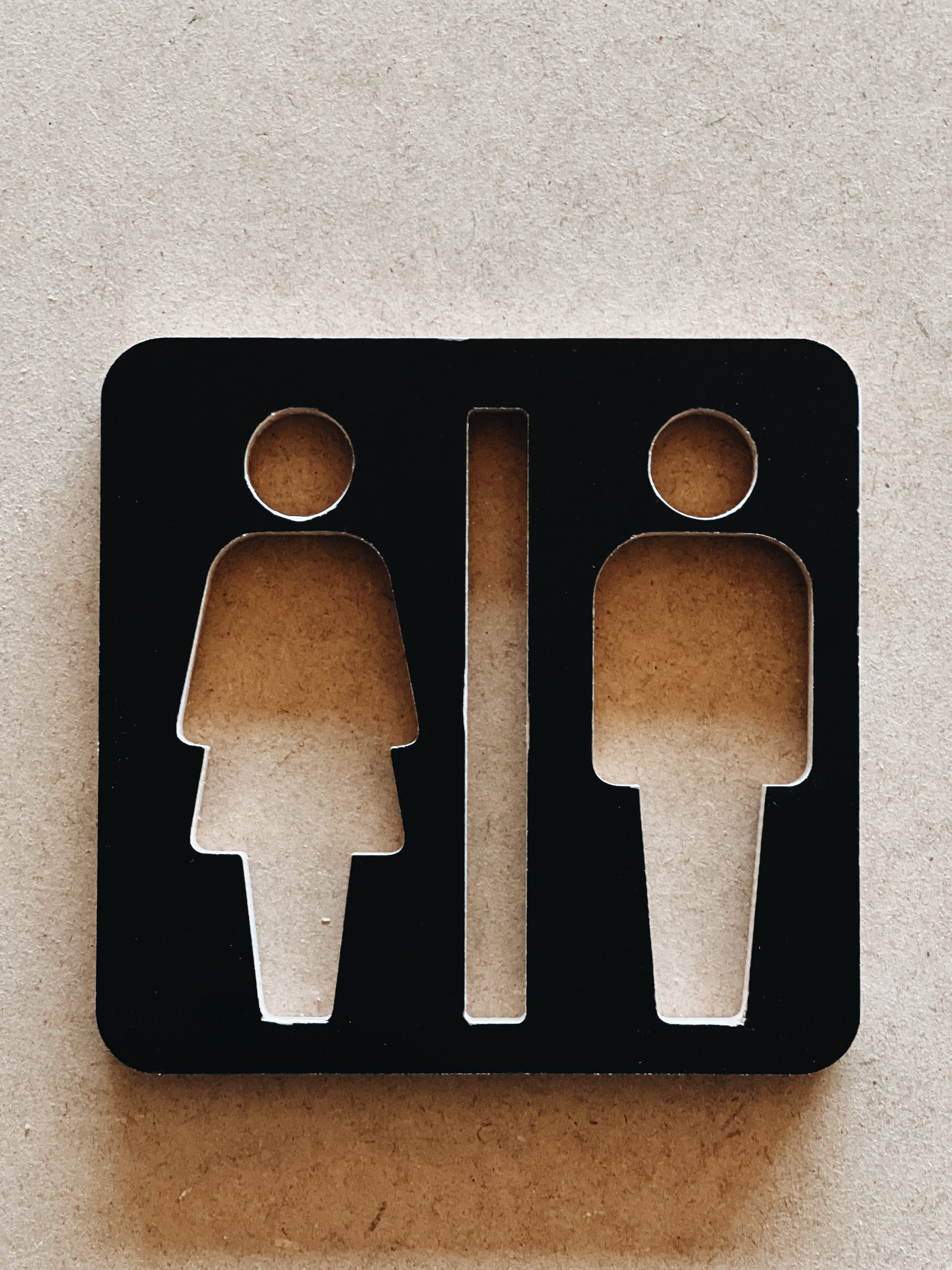 Wooden Restroom Sign Toilet Sign Unisex WC Sign Men's - Etsy Canada