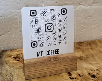Acrylic Menu Qr Code - Etsy