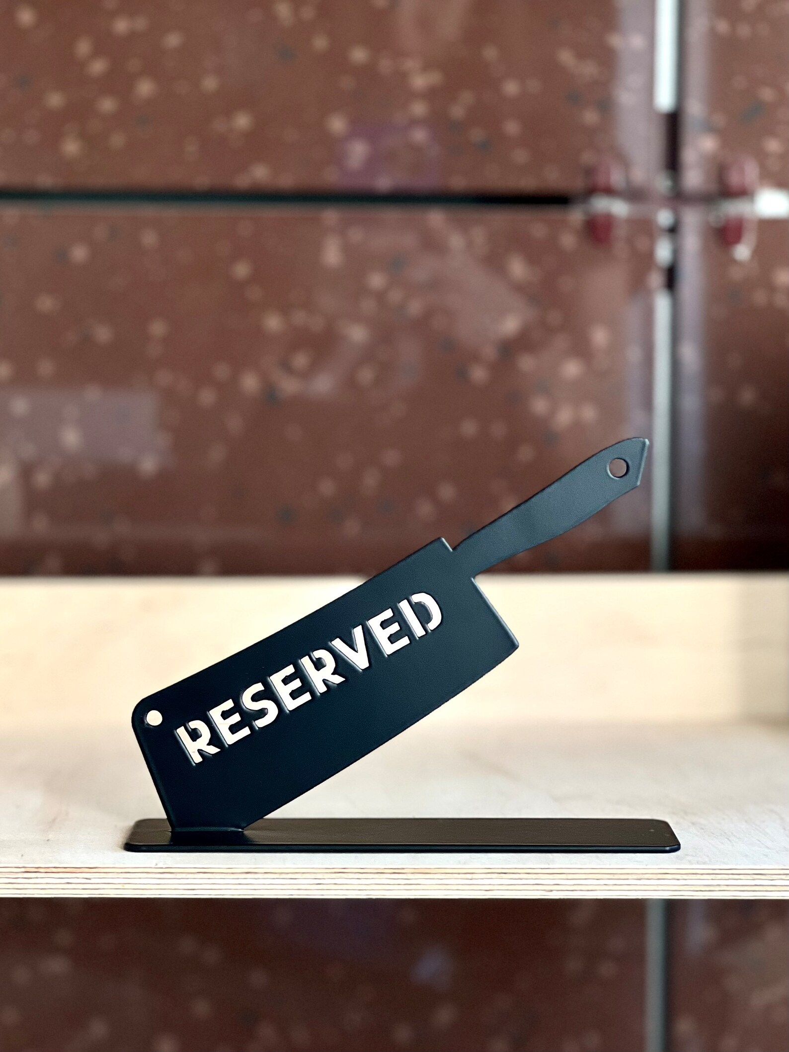 Restaurant Reserved Table Signs, Reserved Table Sign, Metal Wedding ...