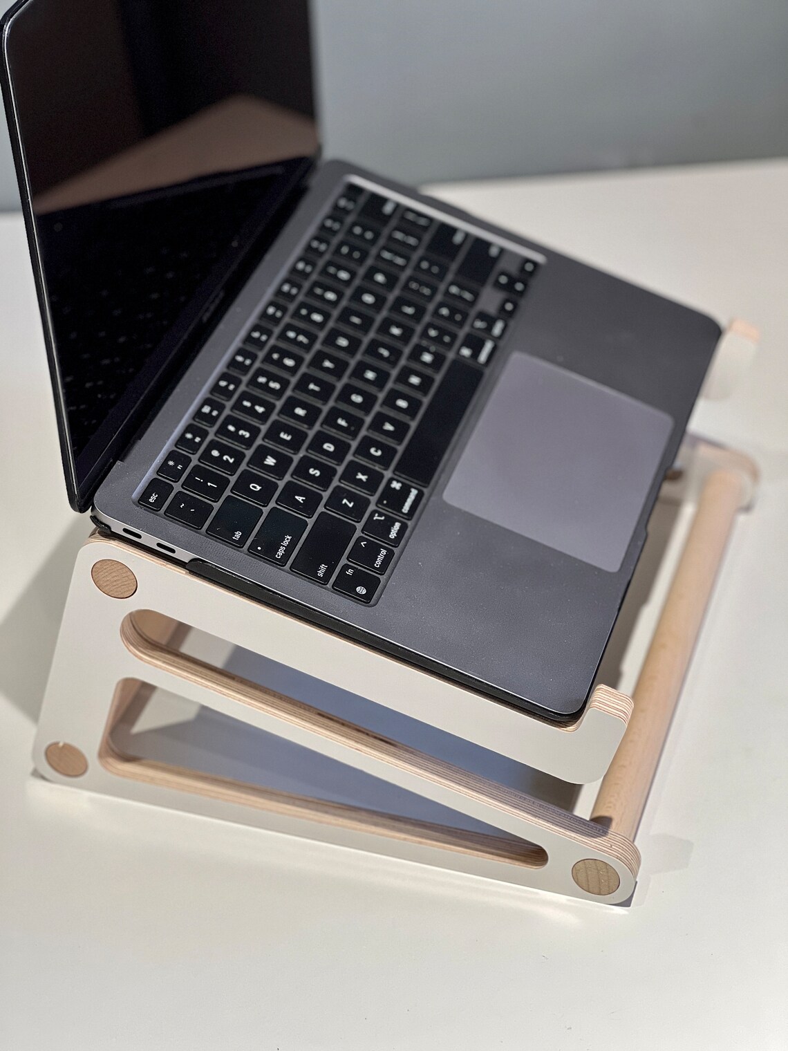 Wood Lap Desk, Foldable Laptop Stand, Laptop Bar Tray, Adjustable ...