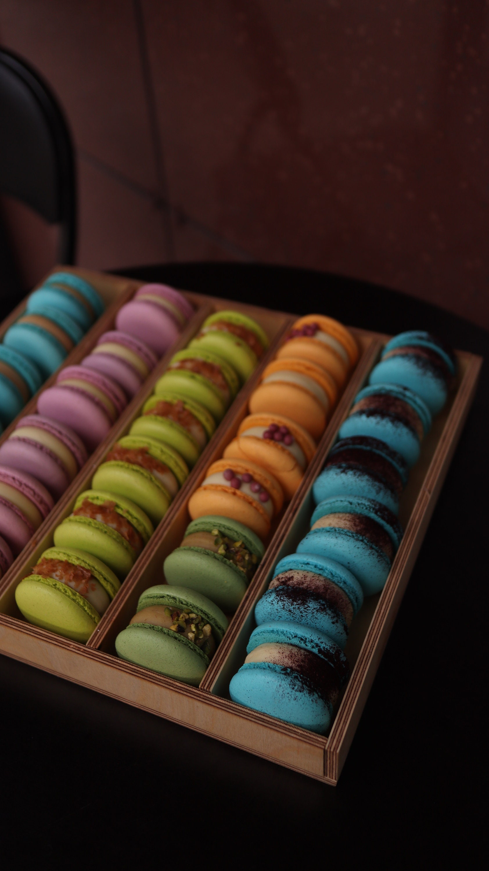 Big Wood Macaron Display Stand, Dessert Table Stand Marshmallow Display ...