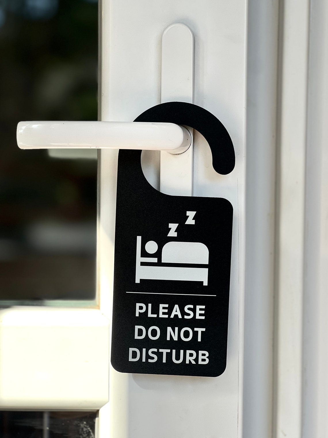 Do Not Disturb Hotel Door Sign- Clean the Room Door Sign - Etsy