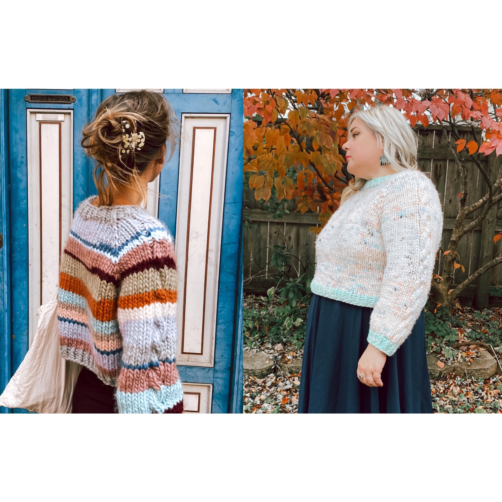 The Lizzy Jumper KNITTING PATTERN | Etsy